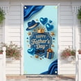 2D Flat Father's Day Theme Banner Peach Skin Fabric Tapestry Suitable ...