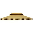 Garden Winds Beige Replacement Canopy Top Cover for PH Victorian Gazebo ...