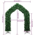 vidaXL Christmas Tree Arch with Yard Stand, Indoor Outdoor Xmas ...