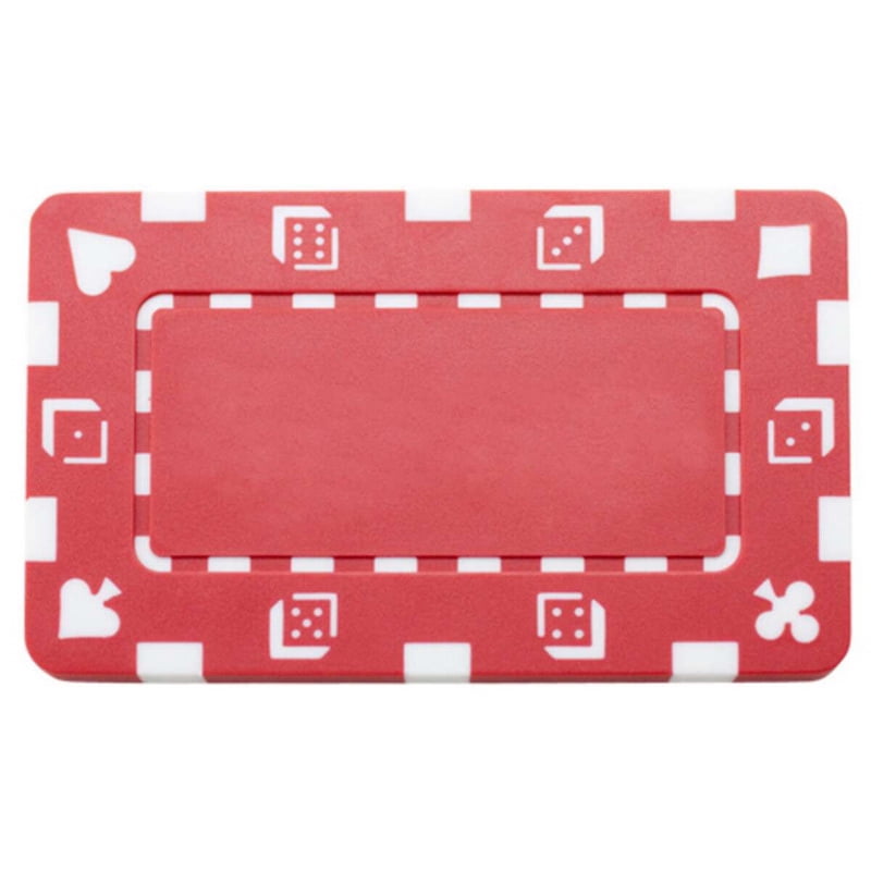 Brybelly Holdings PCB-2109 5 Red Rectangular Poker Chips - Walmart.com