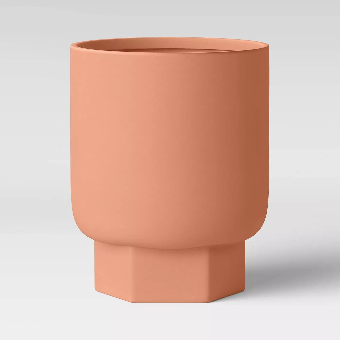 10" Hexagon Stoneware Planter Terracotta - Project 62™ – BrickSeek
