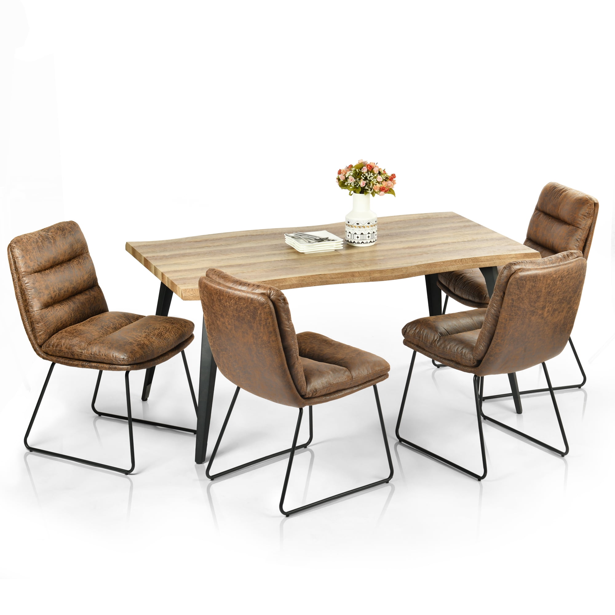 Click here for Homy Casa 5 Piece Dining Room Set - Rectangular Di... prices