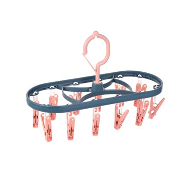 MORNITE Adhesive Wall Mounted Sock Hanger Laundry Drying Rack with 12 ...