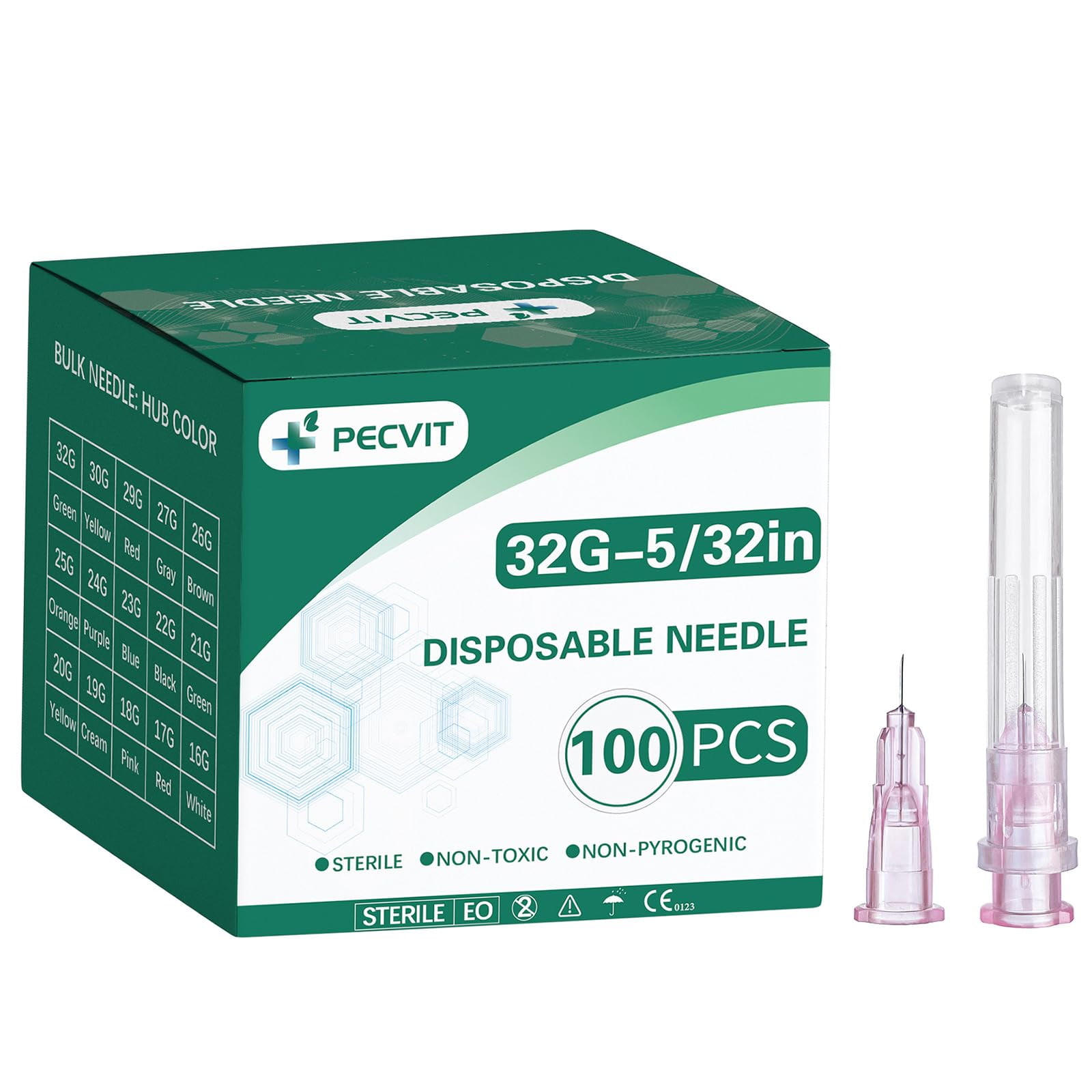 Agujas Garfily para dispensación de laboratorio, paquete de 100 ...