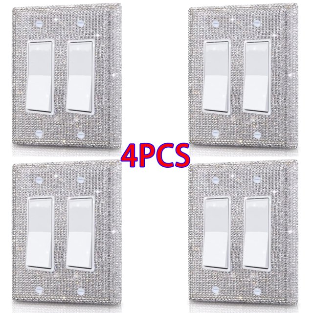 Rhinestone Wall Plate Cover, Sparkly Light Switch Cover, Faux Crystal ...