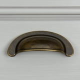 GlideRite 2-1/2 in. Center Classic Bin Cabinet Pull, Antique Brass ...