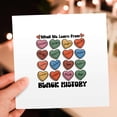 3drose, What We Learn from Black History Elegant Colorful Design, Gift ...