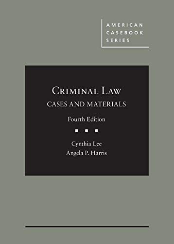 Pre-Owned Criminal Law, Cases and Materials (American Casebook Series ...