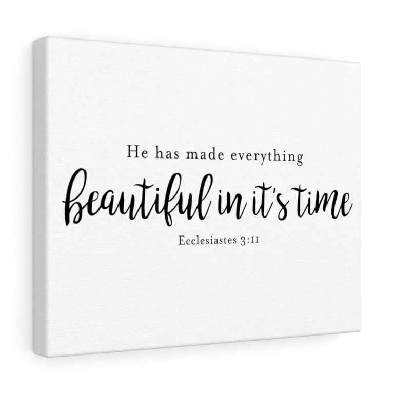 In His Time Scripture