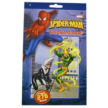 Spiderman Sticker Sheets, 4ct - Walmart.com