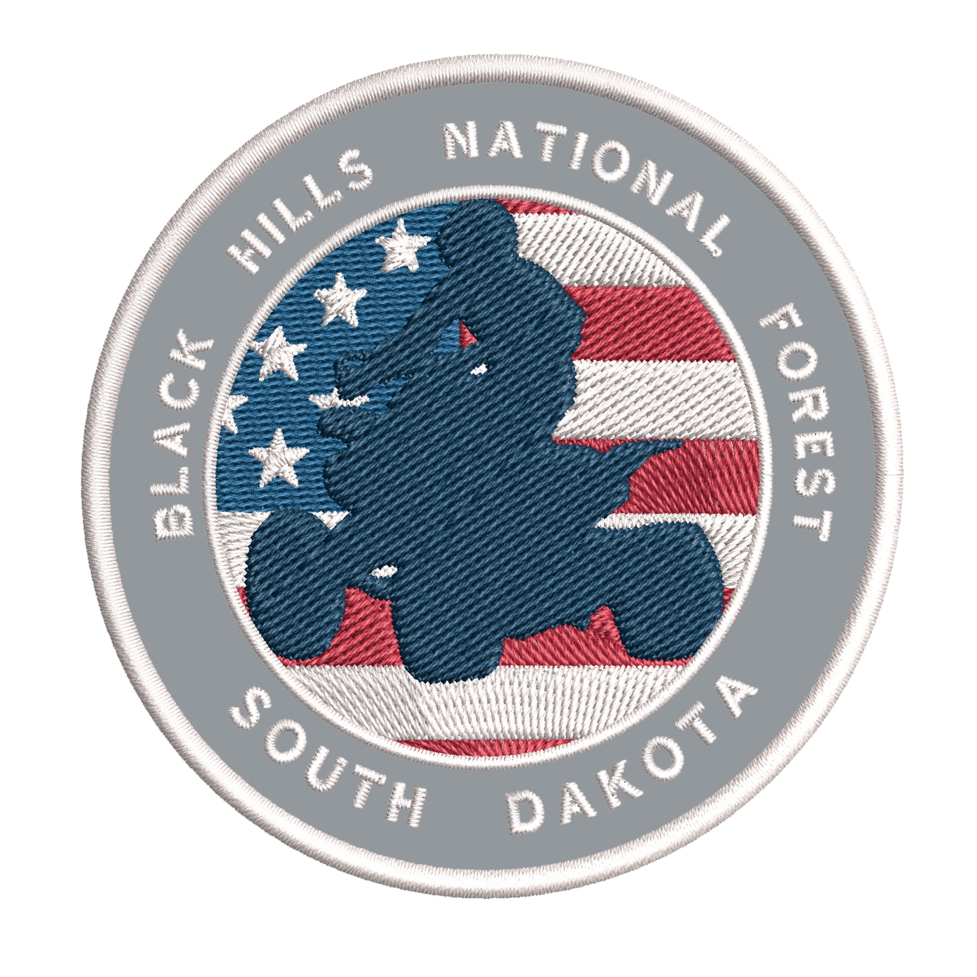 Black Hills National Forest, South Dakota ATV / OHV American Flag 3.5 ...
