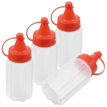 Joie Mini Condiment Containers, 3pc set. Refillable Red, White, and ...