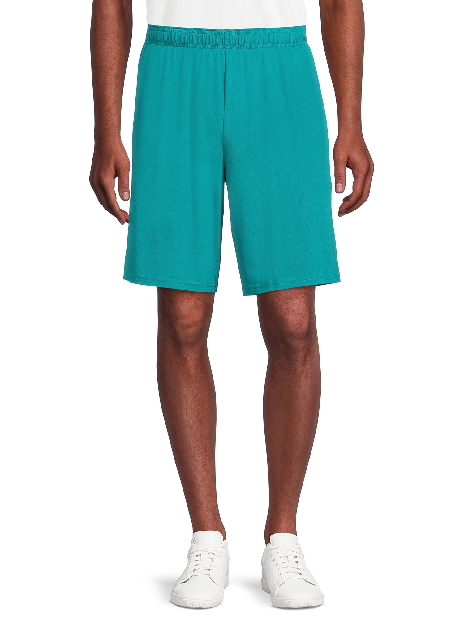 Athletic Works Men's & Big Men's 9" Active Soft Shorts, Sizes S-3XL ...