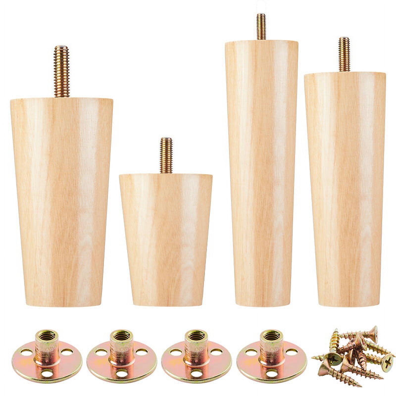 Patas de madera maciza para muebles, patas de silla, patas de tocador ...