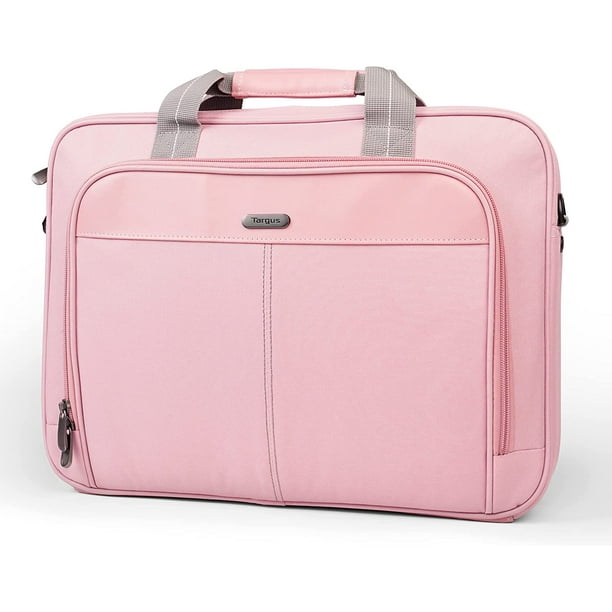 Targus Laptop Bag — Pink 15.6" Classic Slim Briefcase Messenger Bag ...