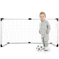 K-Roo Sports Kids Indoor Soccer Set with Practice Goals, Ball, and Pump ...