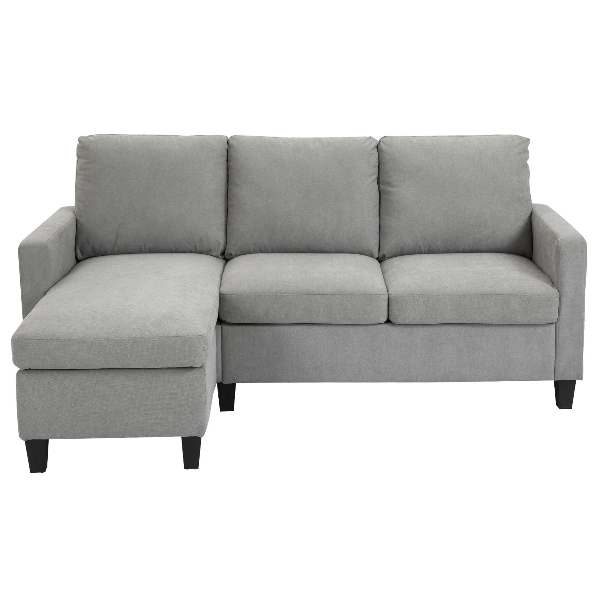 Click here for Homcom Sectional Sofa With Ottoman 77.6 W X 54.7 D... prices