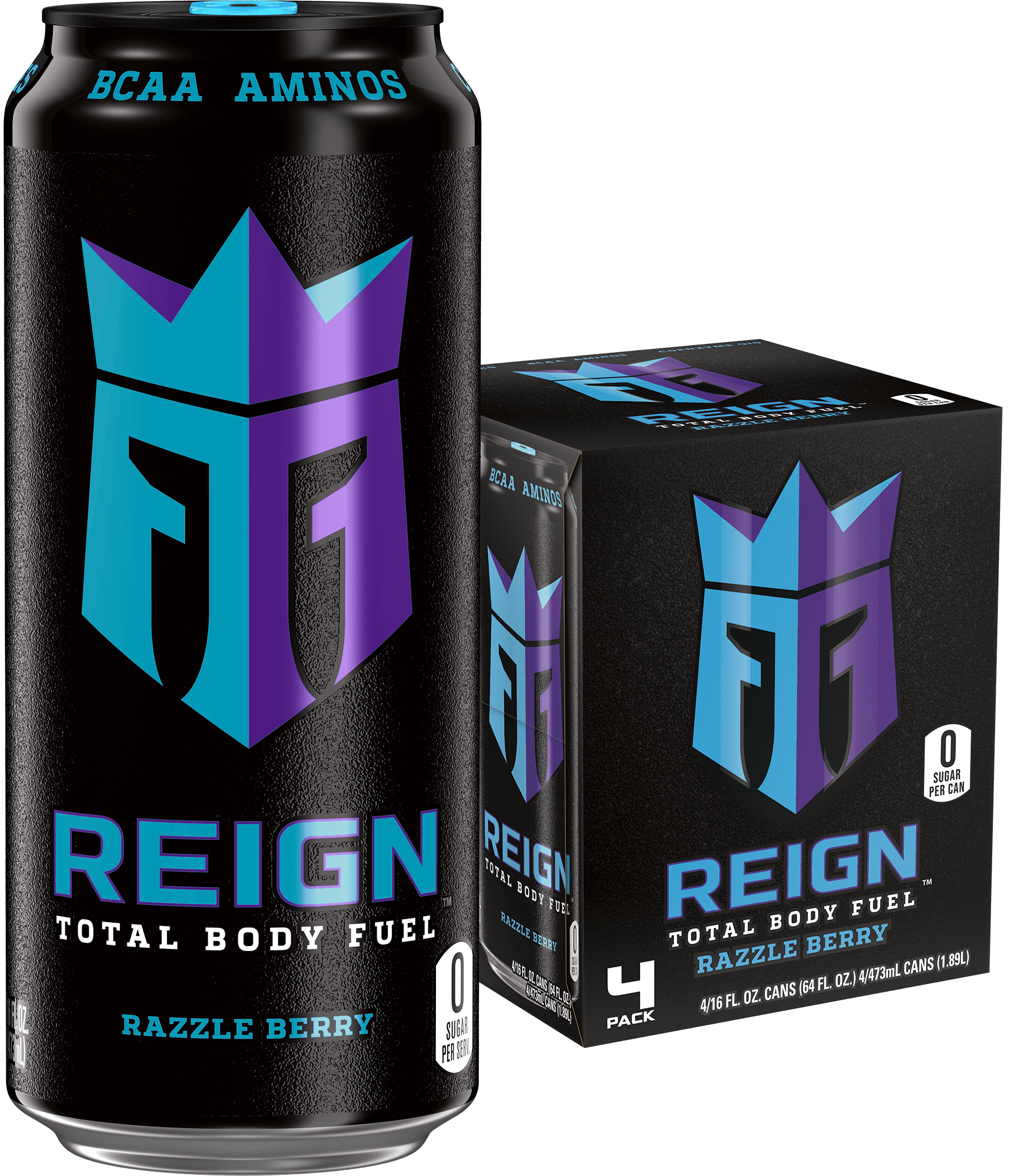 Reign Total Body Fuel, Razzle Berry, Performance Energy Drink, 16 fl oz ...