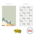 Simple Floral Sticky Note Pad Assortment / Set Of 5 Pastel Note Pads ...