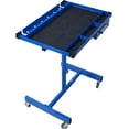 Rolling Tool Table, Heavy Duty Mobile Tool Tray Adjustable Work Table ...