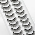 Eyelash Lash Extension Natural 2024 Fluffy Wispy Faux Mink Lashes False