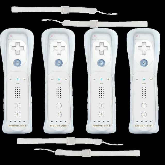 Bonadget 4 Packs for Nintendo Wii Games Controllers, Remote Controller ...