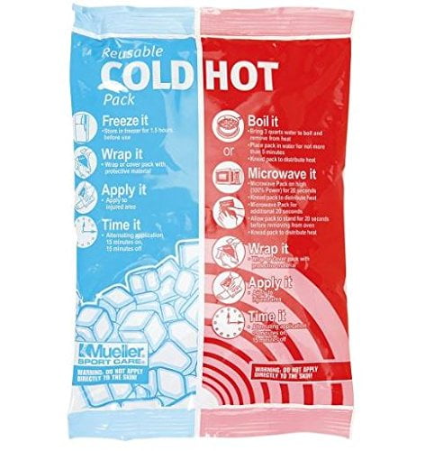 Mueller Sport Care Reusable Cold-Hot Pack, Microwaveable 6" x 9 ...