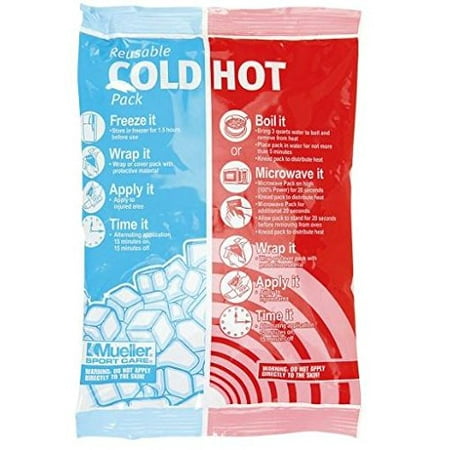 Mueller Sport Care Reusable Cold-Hot Pack, Microwaveable 6" x 9 ...