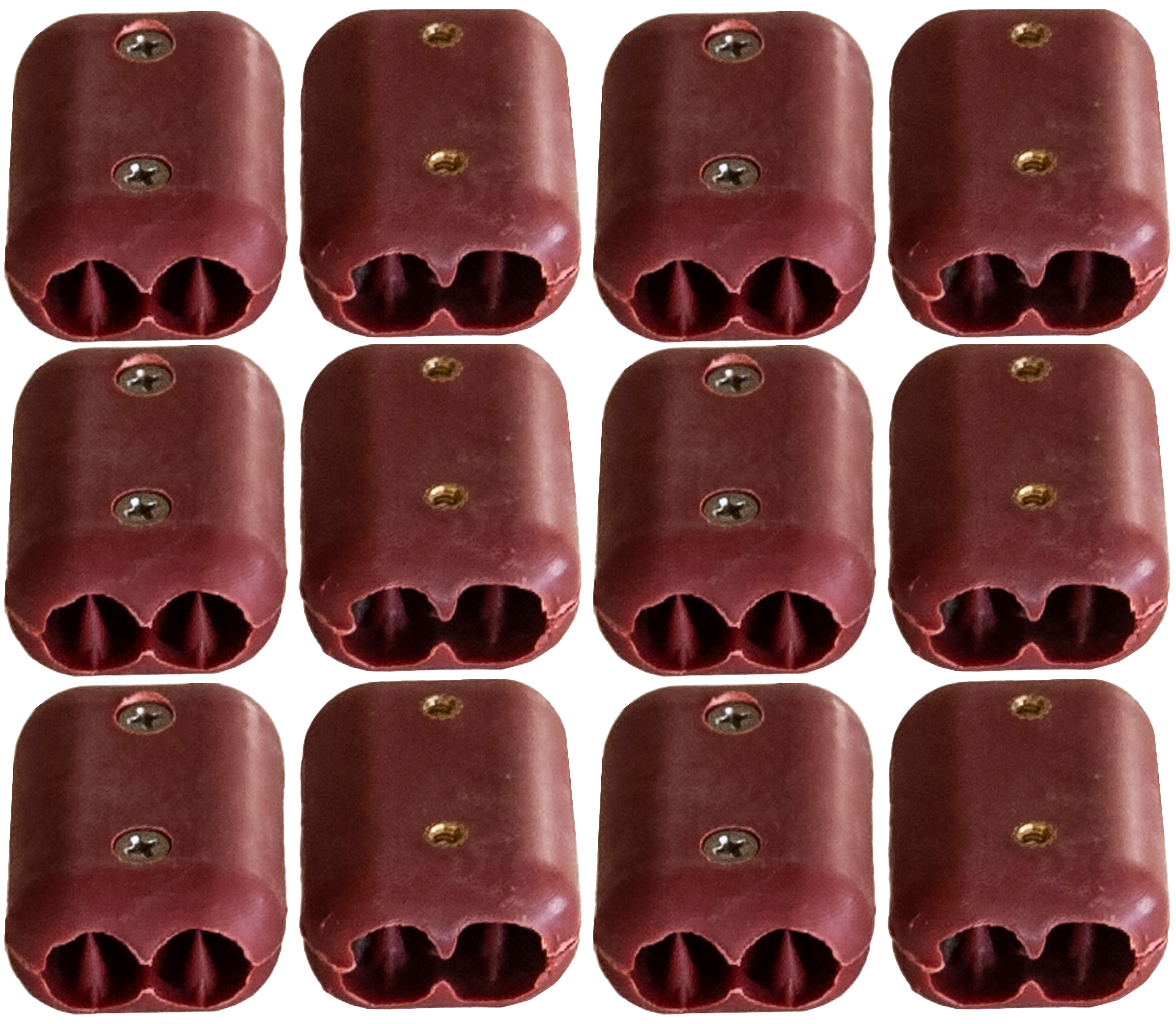 E-Z-TY 5/8 Inch Double OT Reusable Rope Clamp Red 12 Pack - Walmart.com