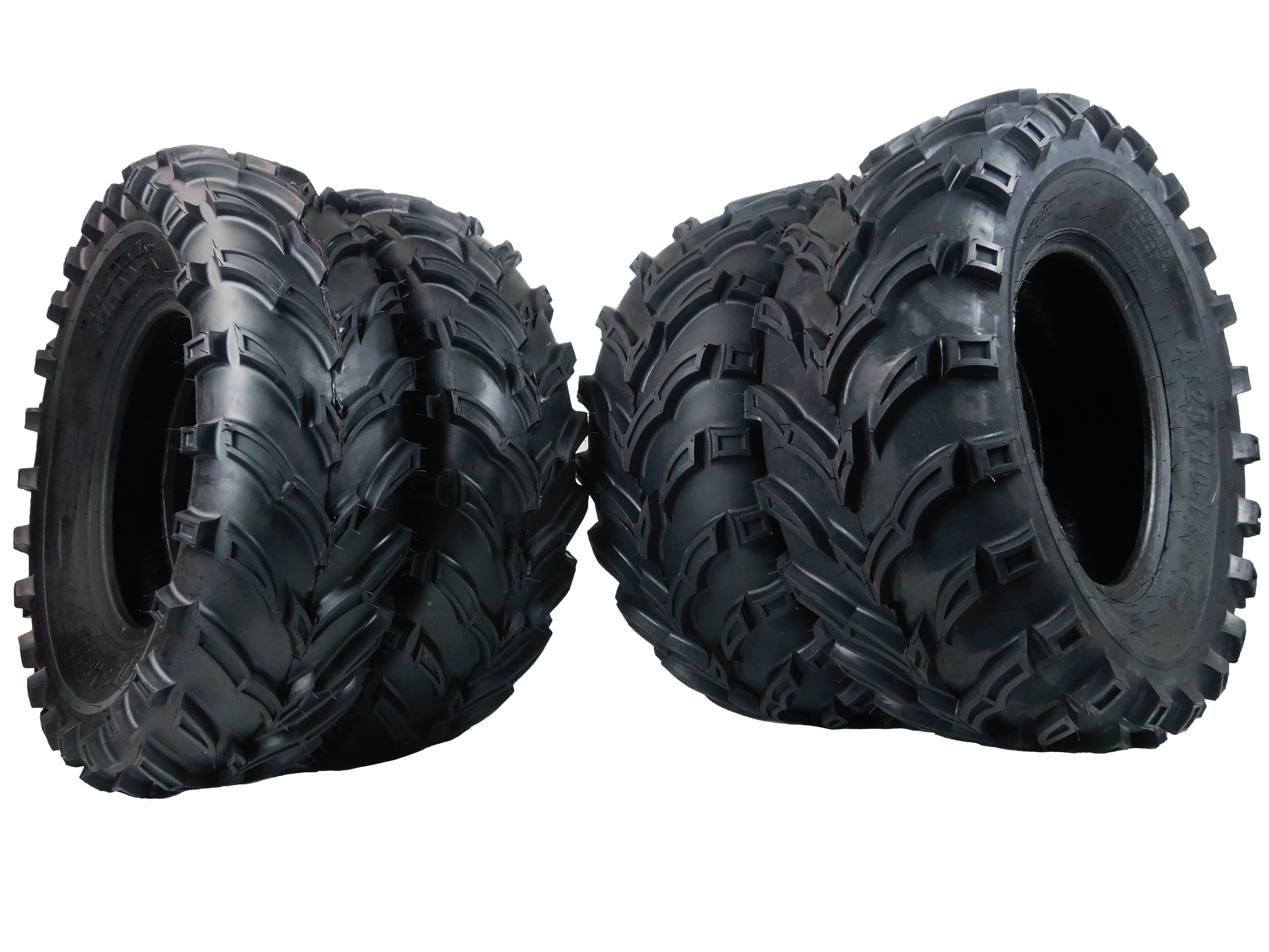 MassFx MS ATV UTV Tires 25 X 8 12 Front 25 X 10 12 Rear Set Of 4