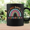 100Th Day Of School Teacher 100 Days Smarter Rainbow Groovy Coffee Mugs ...