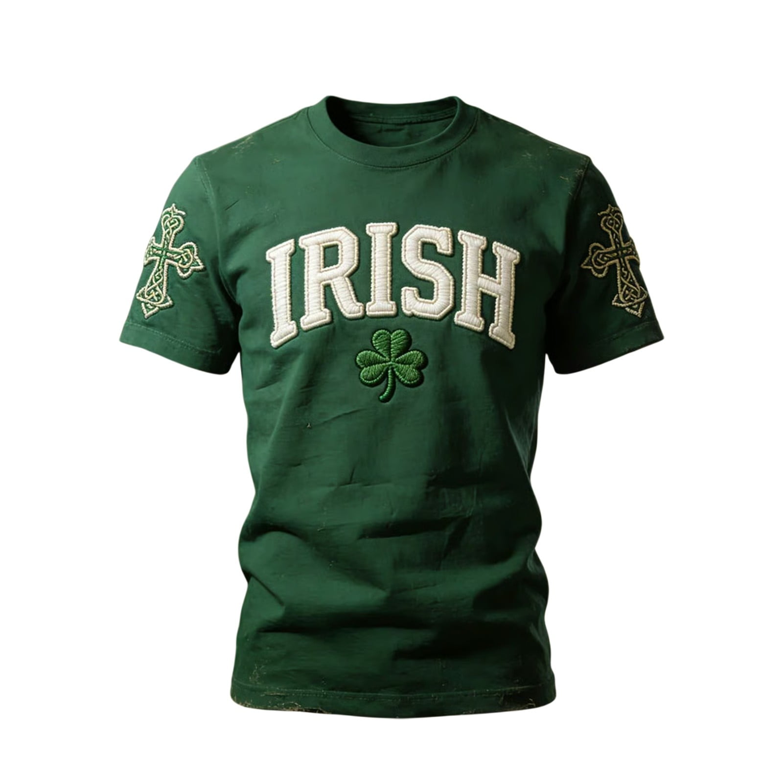 Click here for Wanpidan Mens Casual Graphic Tee With Irish Theme... prices