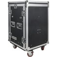 Sound Town 16U Pro Audio Rack/Road ATA Case with 2U Drawer, 11U Mixer ...