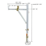 Elevate Outdoor NDALR Universal Aluminum No-Drill Ladder Rack - 250 lb ...