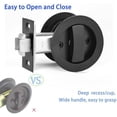 Pocket Door Lock with Key, Contemporary Entrance Sliding Barn Door Lock ...