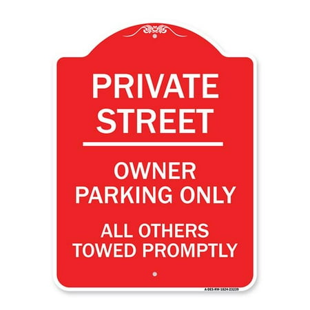 SignMission A-DES-RW-1824-23239 18 x 24 in. Designer Series Sign ...