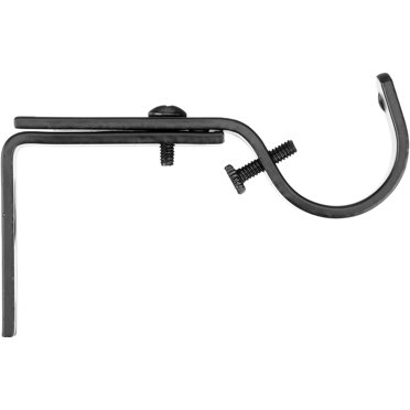 Urbanest 1/2” Adjustable Wall Mounted Swing Arm Rods 14"-24", Brushed ...