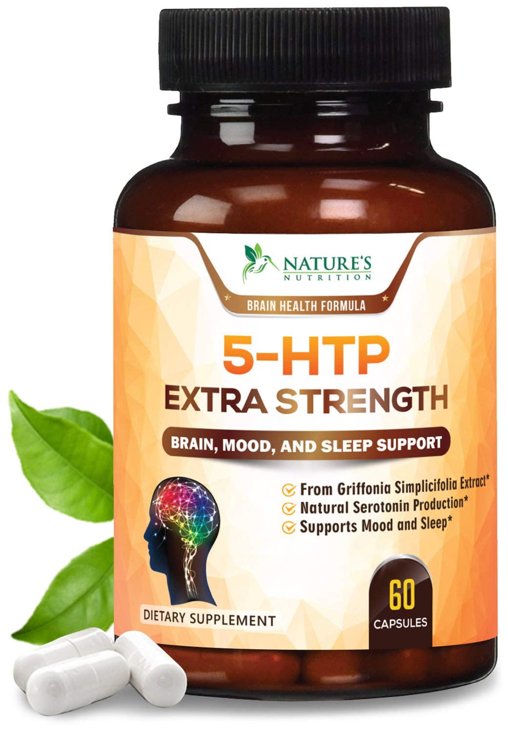 Nature's Nutrition 5-HTP Capsules, 200mg, 60 Ct - Walmart.com - Walmart.com Nature's Nutrition 5-HTP Capsules, 200mg, 60 Ct - Walmart.com - Walmart.com
