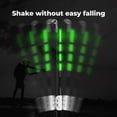 5pcs Color Changing Fishing Rod Tip Bite Indicator All Green Tail Night ...