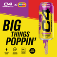 C4U Performance Energy Drink Grape Popsicle 16 oz, Sugar-Free Flavor ...