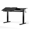 Stand Up Desk Store 48" Crank Adjustable Height Split Level Drafting ...