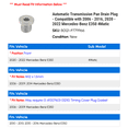 Automatic Transmission Pan Drain Plug - Compatible with 2006 - 2016 ...