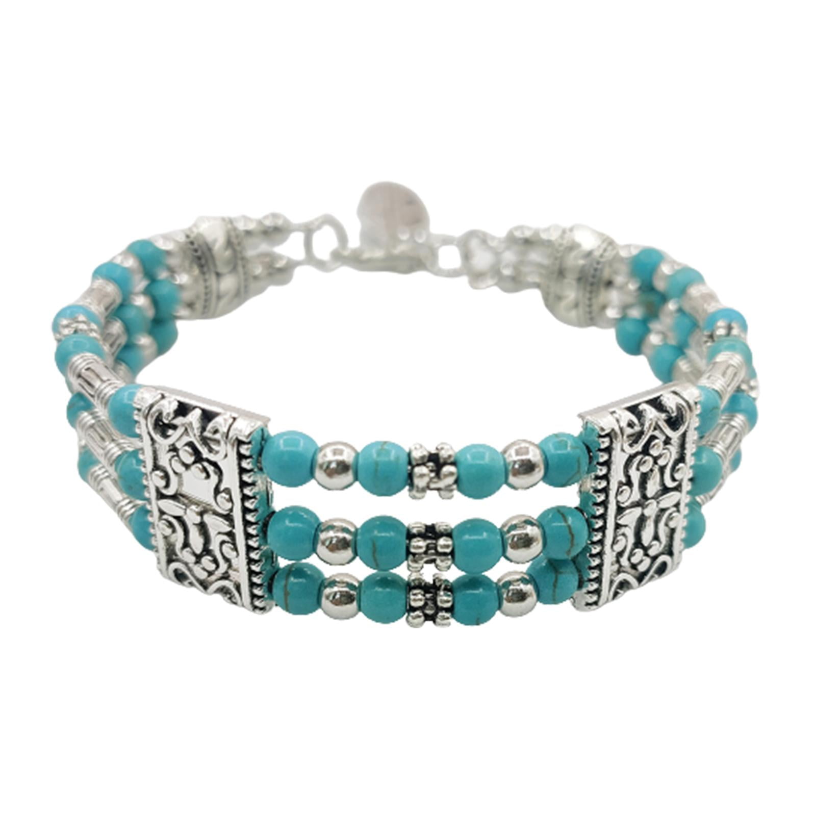 Click here for Lijie Bohemian Beaded Bracelets Stylish 3 Layer Ha... prices