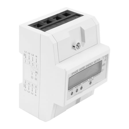 Din-Rail Type Kilowatt Hour Kwh Meter, Electronic Kwh Meter, With Lcd ...