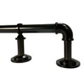Better Homes & Gardens 1" Industrial Pipe Single Curtain Rod 42-120 ...