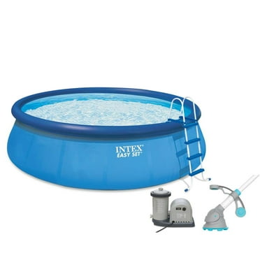 Intex 18' x 52" Ultra Frame Above Ground Swimming Pool Set with Sand ...