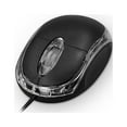 ASKMZ USB Black Wired Optical Light Scroll Wheel Mice Mouse for ...