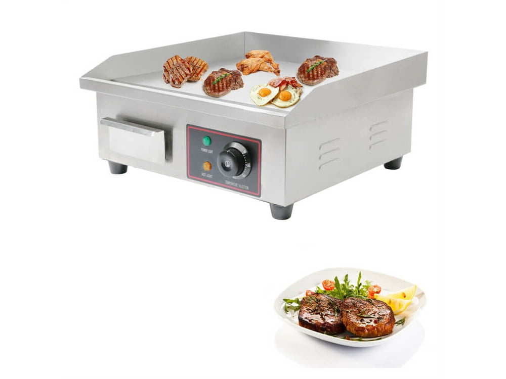 INTSUPERMAI Countertop Teppanyaki Grill Full Plate Electric Griddle ...