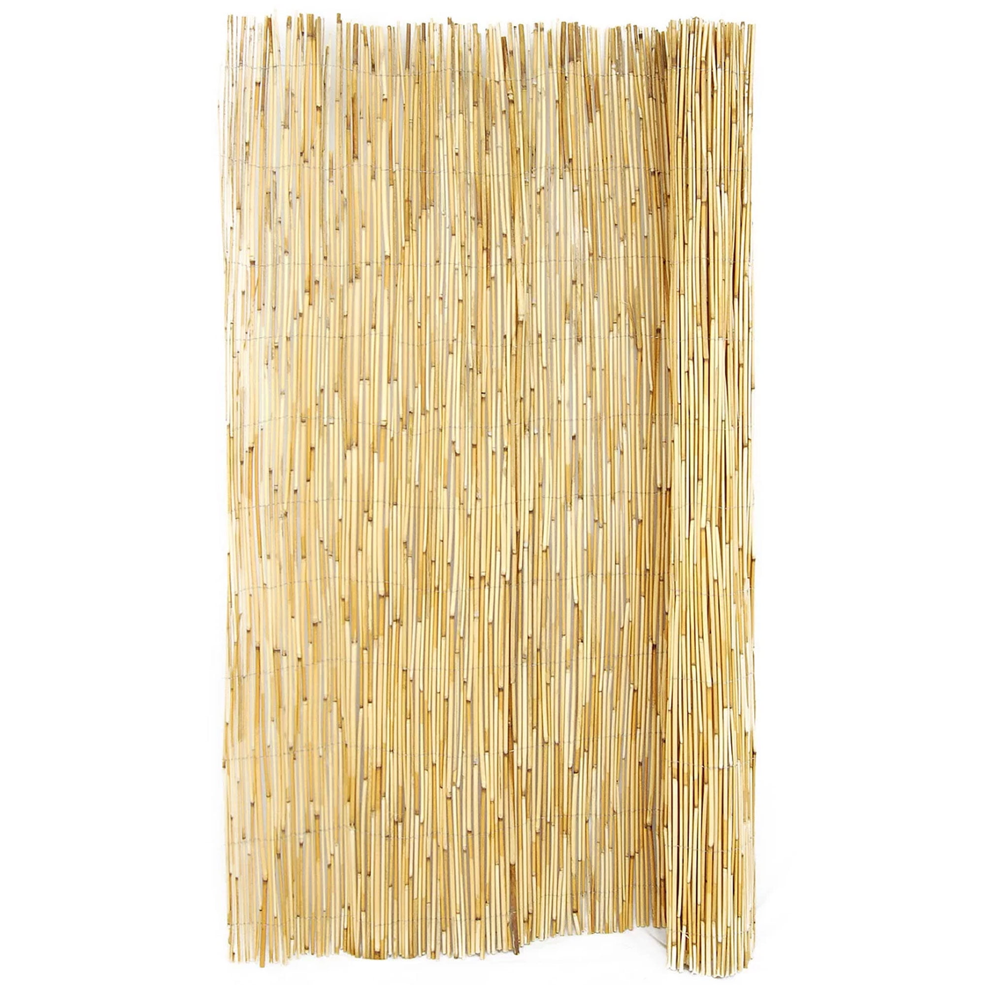 Backyard X-Scapes 6' H x 16' L Natural Reed Fence Panel - Walmart.com