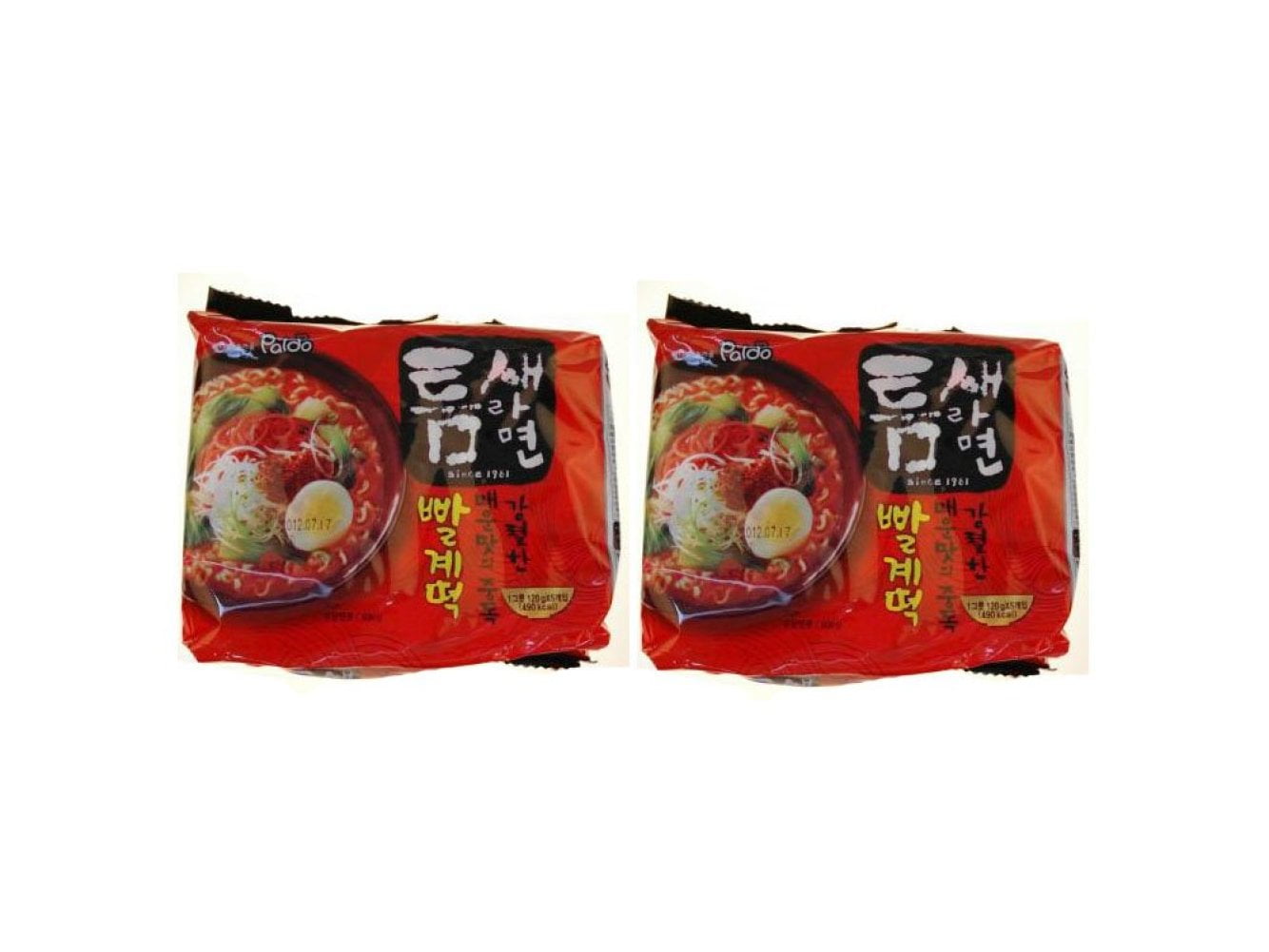 Teumsae Ramen(빨계떡) Bag- 4.23 Oz 10 Packs - Walmart.com